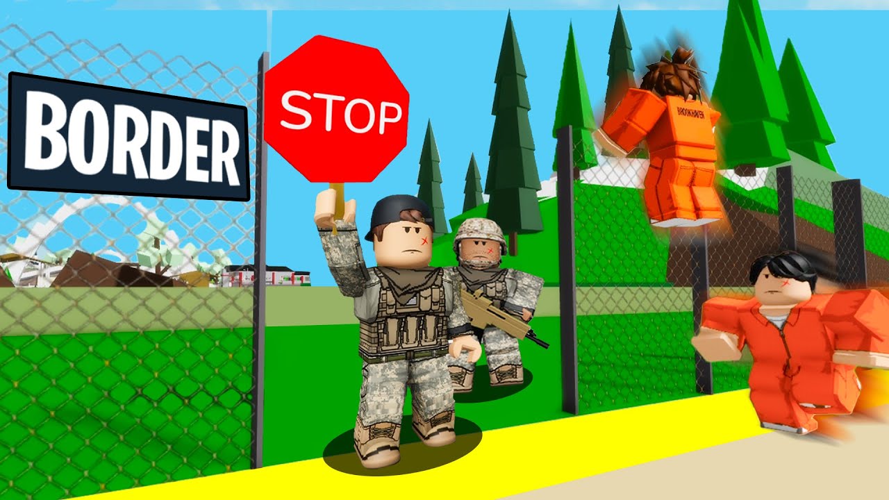 I Stopped BORDER INVASION In Brookhaven RP - YouTube