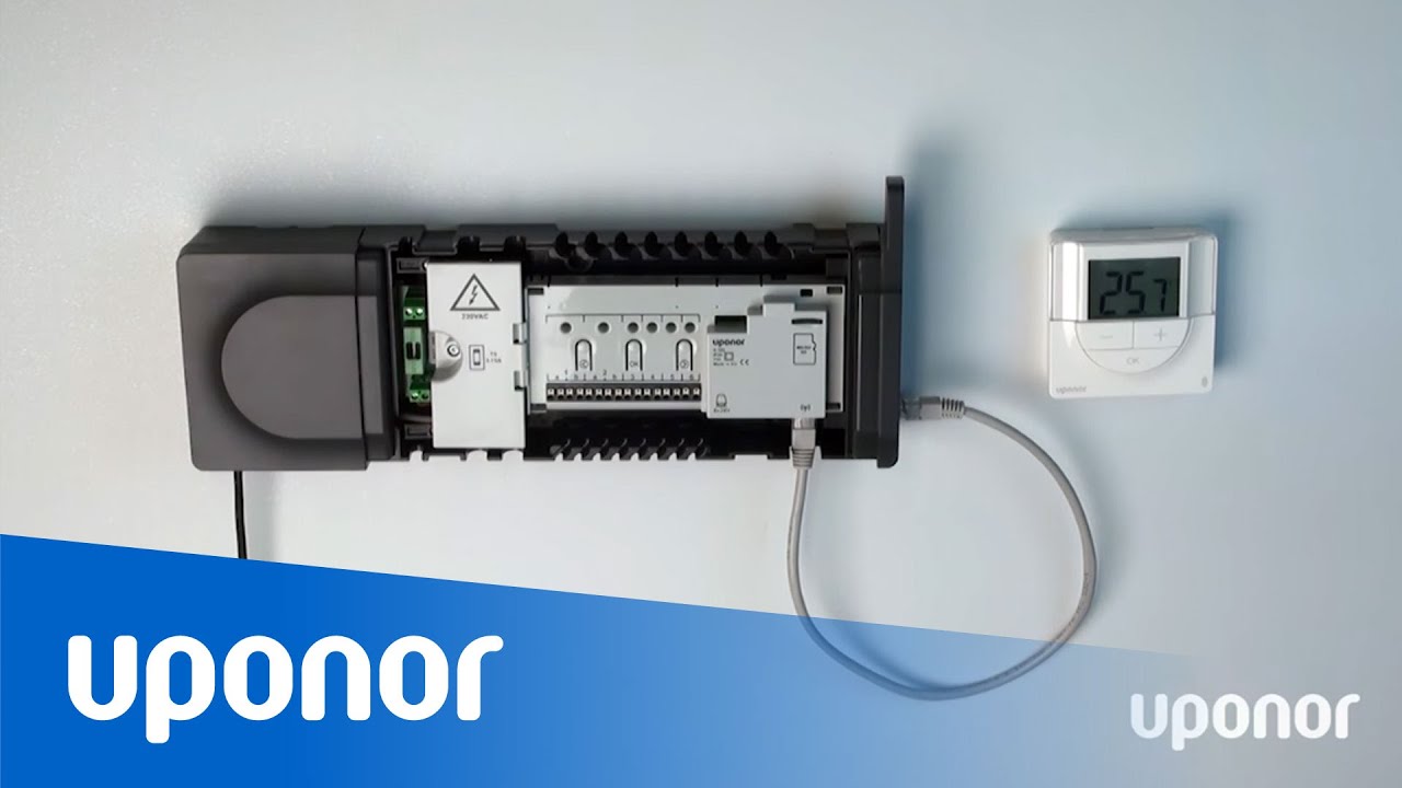 Installationsvideo Uponor Smatrix digitale termostater - YouTube