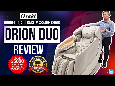 Costco Massage Chair Review - Osaki AI Orion Duo 4D and 3D Dual-Track with Adjustable Intensity