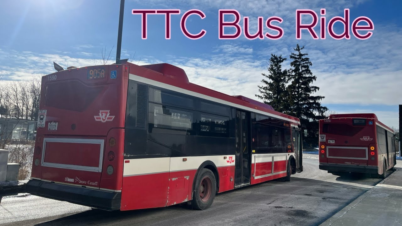 Toronto TTC Route 905 Eglinton East Express - Orion VII NG Hybrid Bus ...