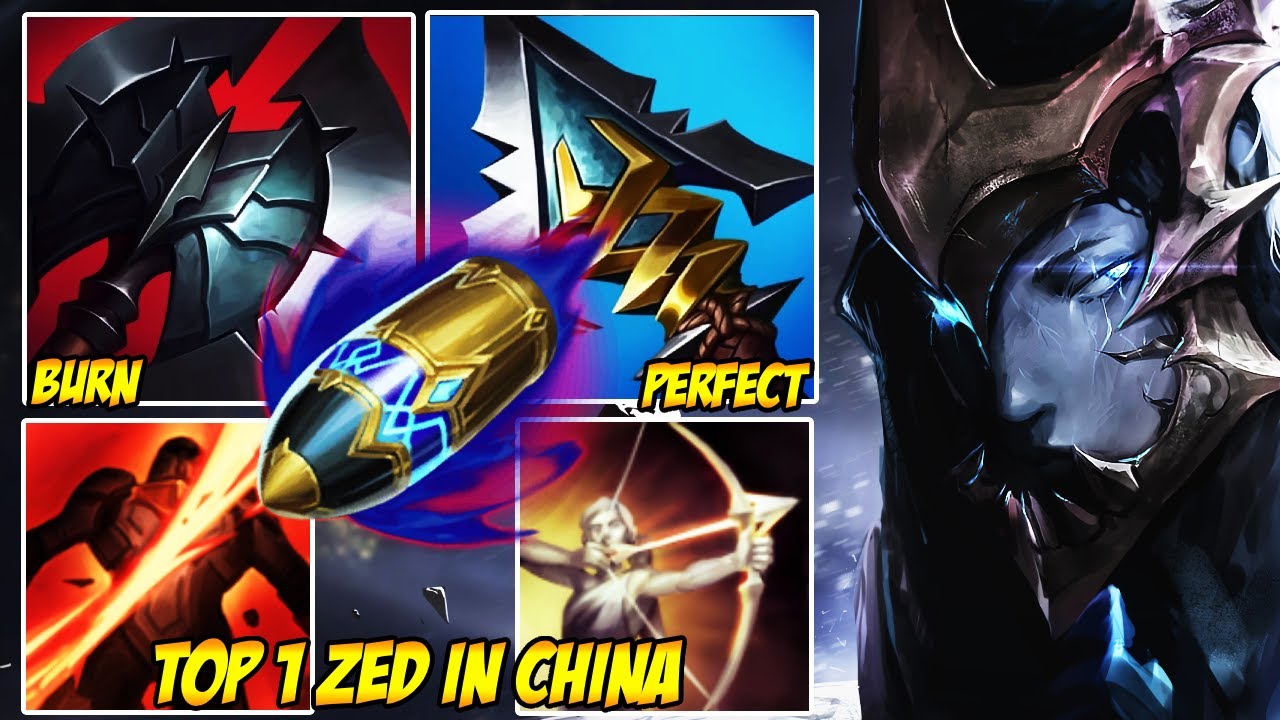 WILD RIFT CHINA TOP 1 ZED - CAN ZED MID 1VS9? (PERFECT COMBO) - YouTube