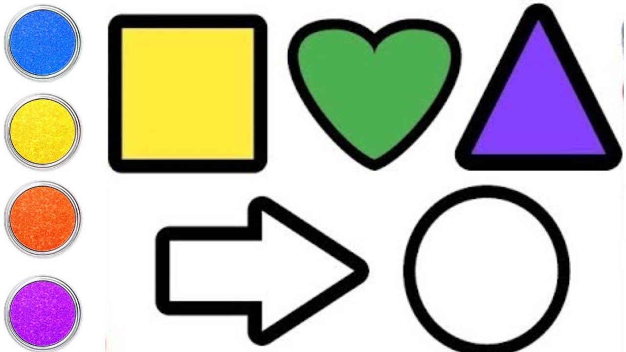 Learn Shapes Song For Nursery Rhymes | The Shapes Show Effects | 2d and ...