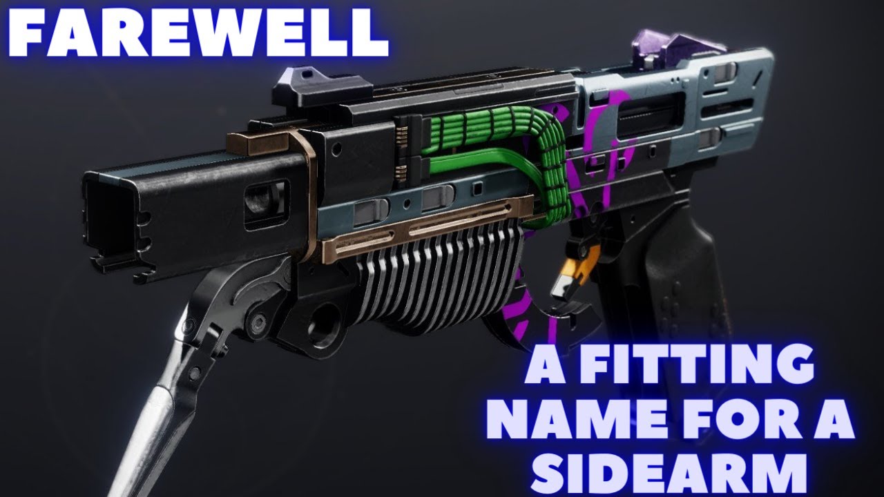 Farewell Sidearm Review | Season of the Splicer Weapon Reviews ...