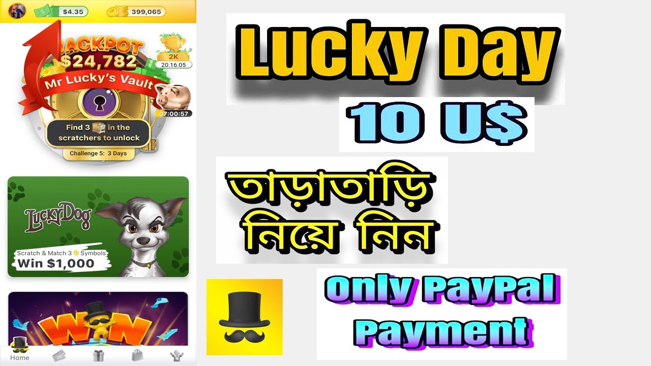 Lucky day, Lucky day income app online earning app How to make money ...