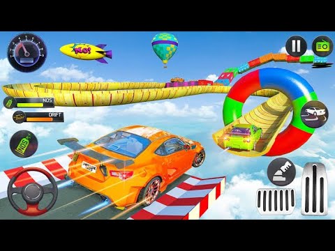 Impossible mega ramp challenge multiplayer | car stunt game | Jump car ...