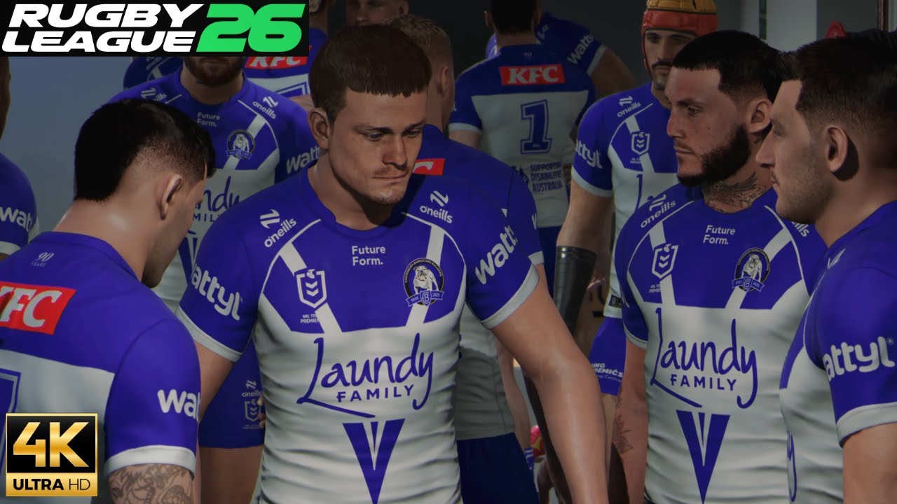NRL Bulldogs VS Panthers PC 4K Gameplay Rugby League 26 - YouTube
