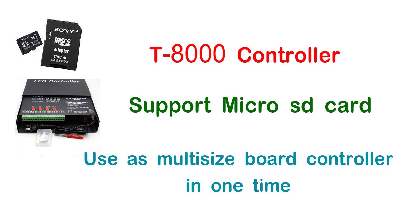 How to use T 8000 Or T 4000 As for multiple Pixel boards Controller ...