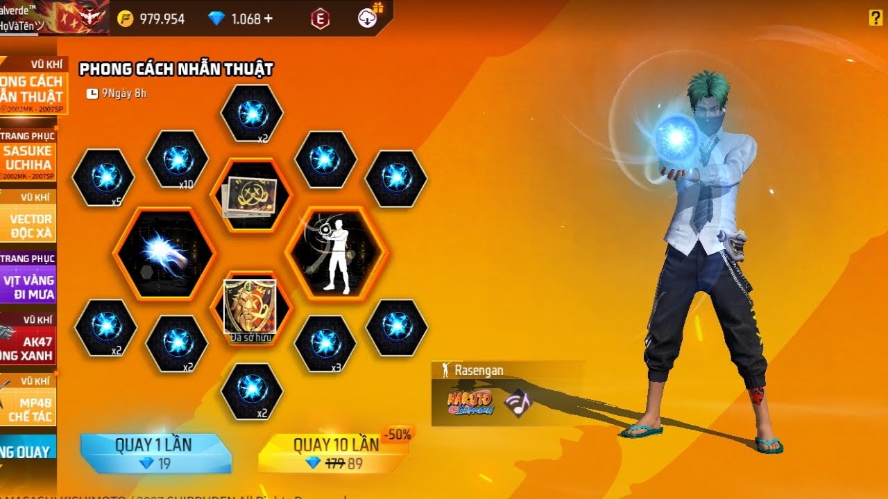 Chính thức sở hữu hành động Rasengan của Naruto ra mắt tại vòng quay ...