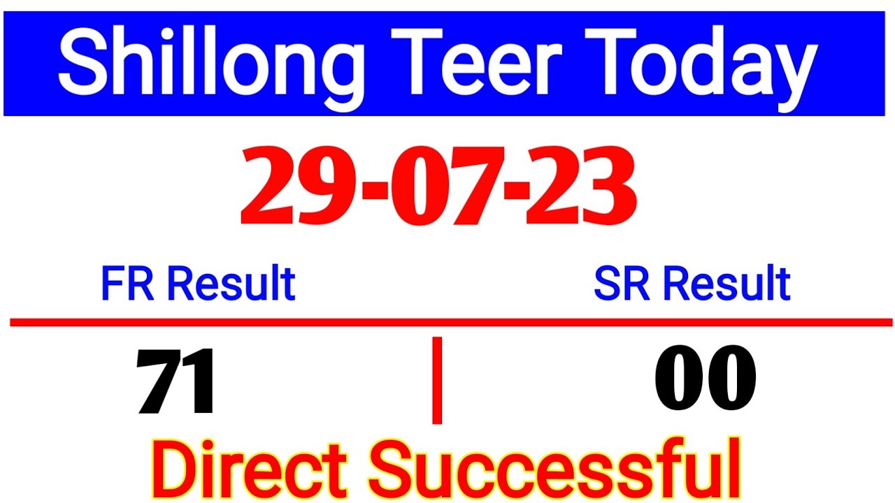 SHILLONG 29-07-23 ll common ll club chart ll Hitt House ll direct..শিলং ...