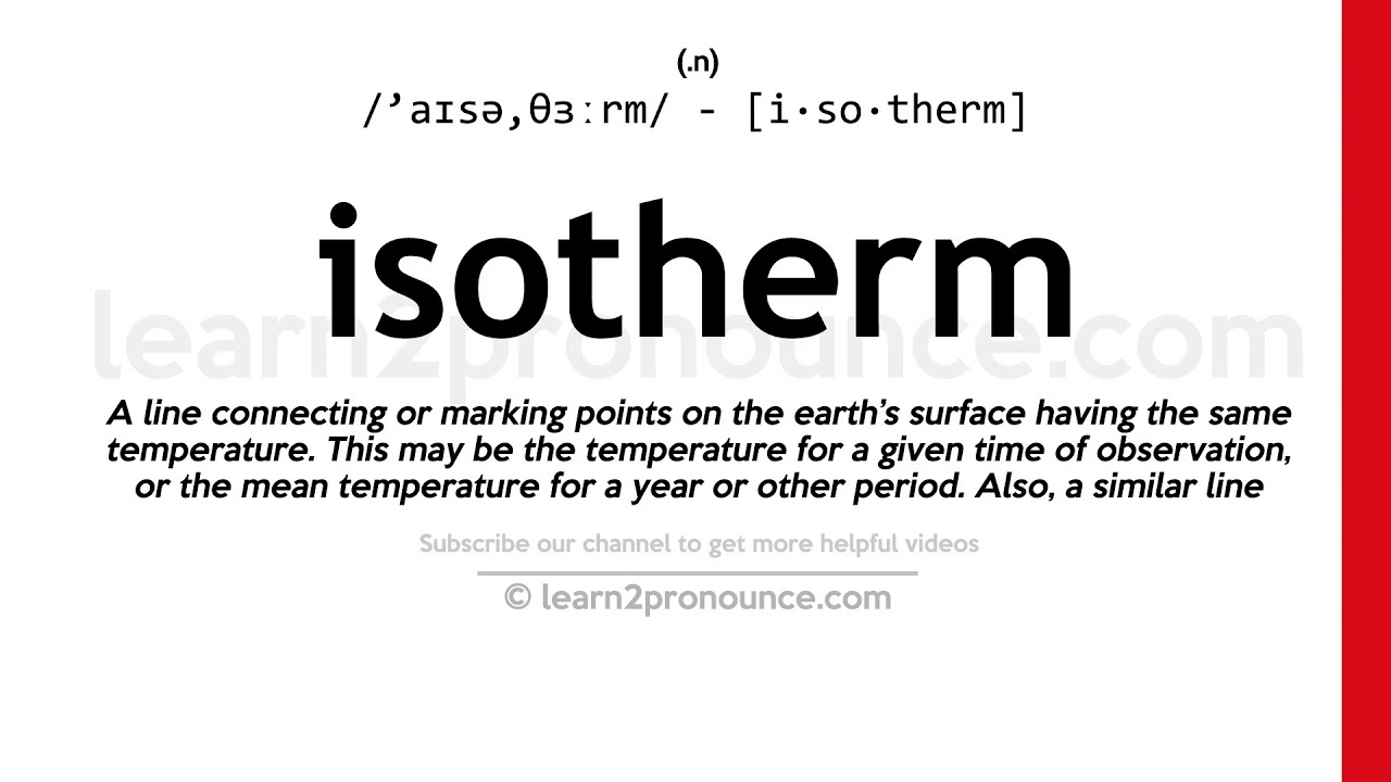 Isotherms Meaning A) Minimum Temperature (T Min ) Isotherms Calculated