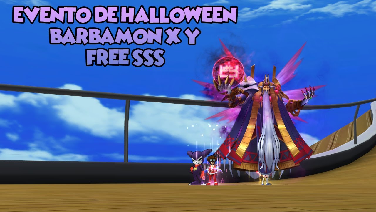 EVENTO DE HALLOWEEN, BARBA X Y DIGIS SSS GRATIS / DMW - YouTube