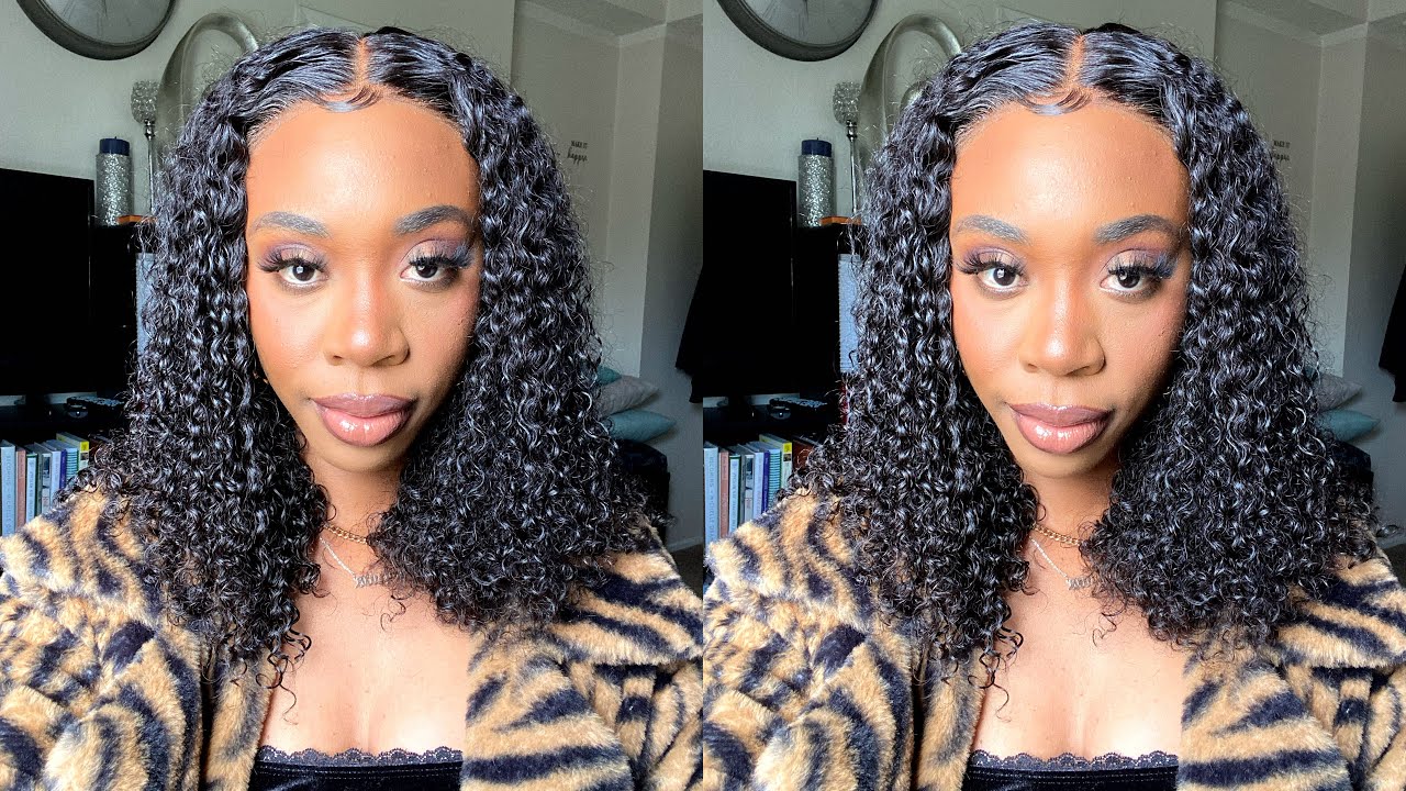 I’m SHOOK😱😱😱 5x5 Kinky Curly Undetectable Lace Closure Ft. LuvMe Hair ...