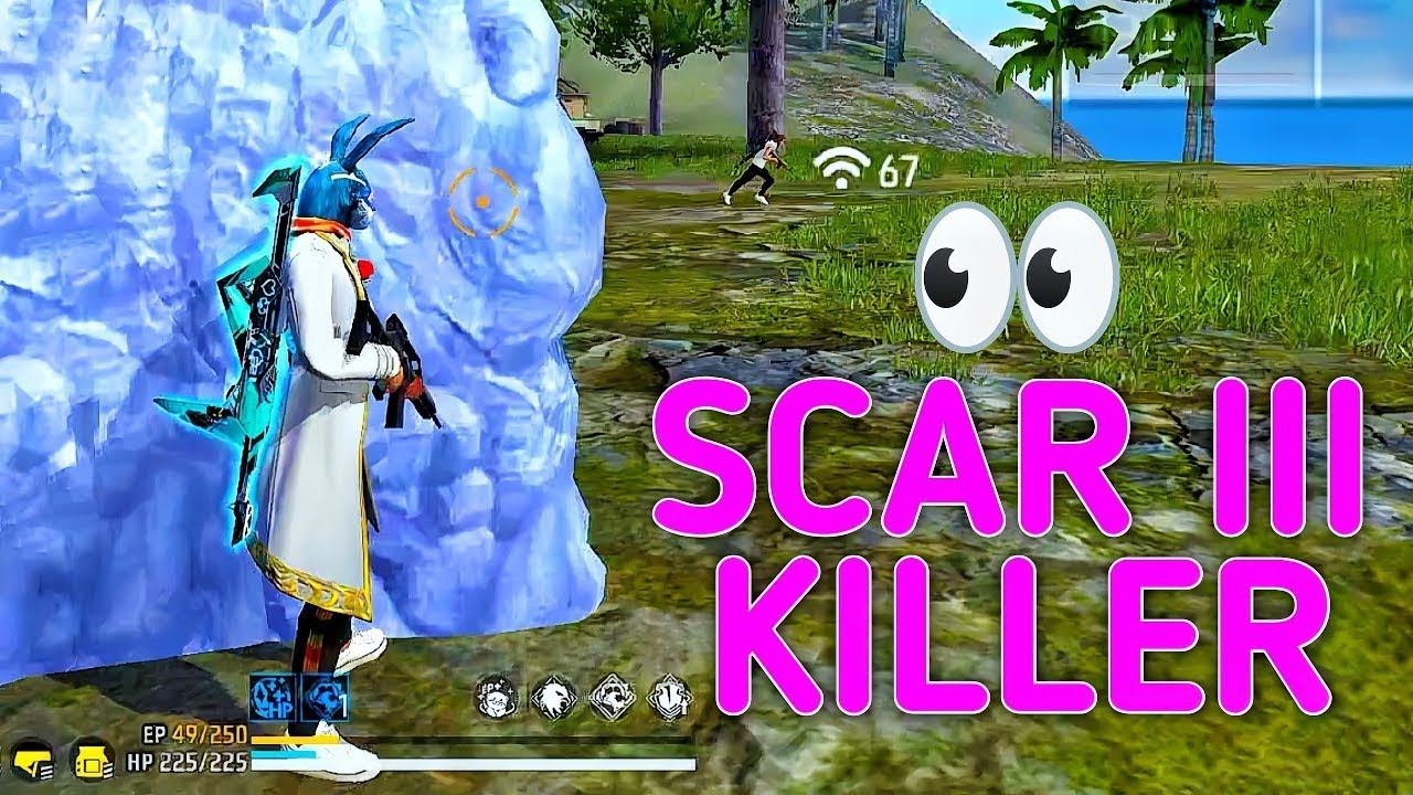 SCAR III OP CLUTCH 🤯 FULL MAP!! BEST FIGHT ON FULL MAP !! BR RANK FULL ...