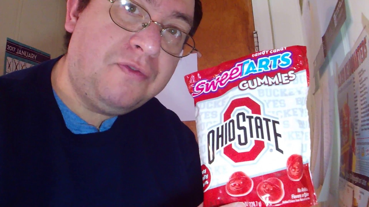 EAT IT! Sweet Tarts® Ohio State® Brutus Gummies 2017 Food Review - YouTube