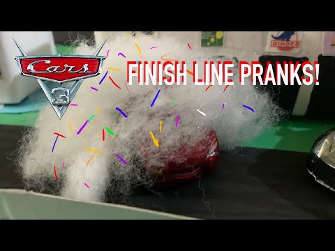 Cars 3 - Finish Line Pranks Stop Motion Remake/Reenactment (Cars 3 Opening Scene)