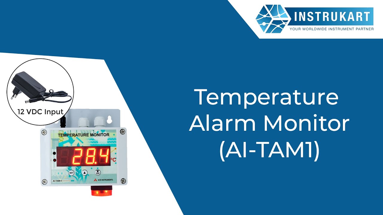 Temperature Monitoring Device | TAM1 | Instrukart - YouTube