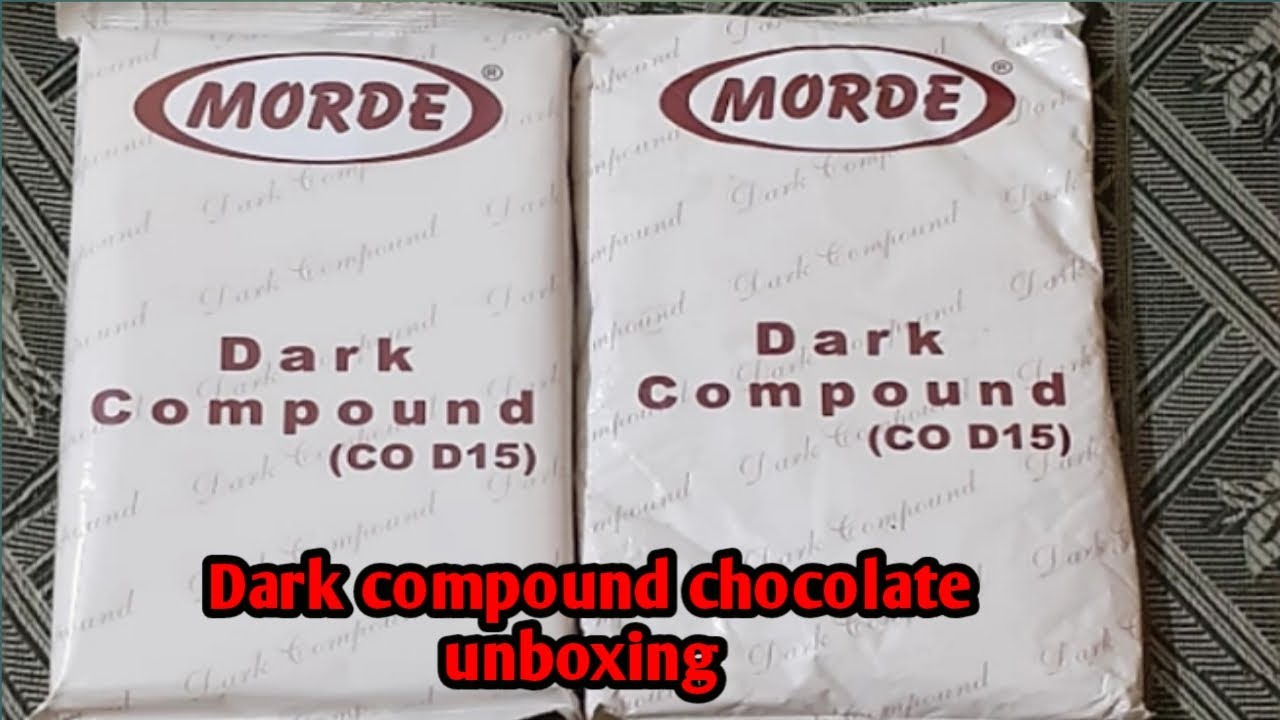 dark compound chocolate| dark compound chocolate unboxing| Arzoo Ajuuu ...