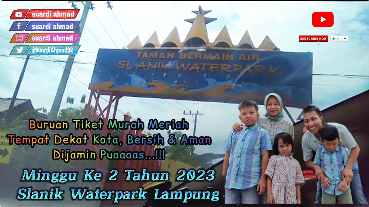 Slanik Waterpark Lampung Solusi Bermain Air & Wahana di Lampung - YouTube