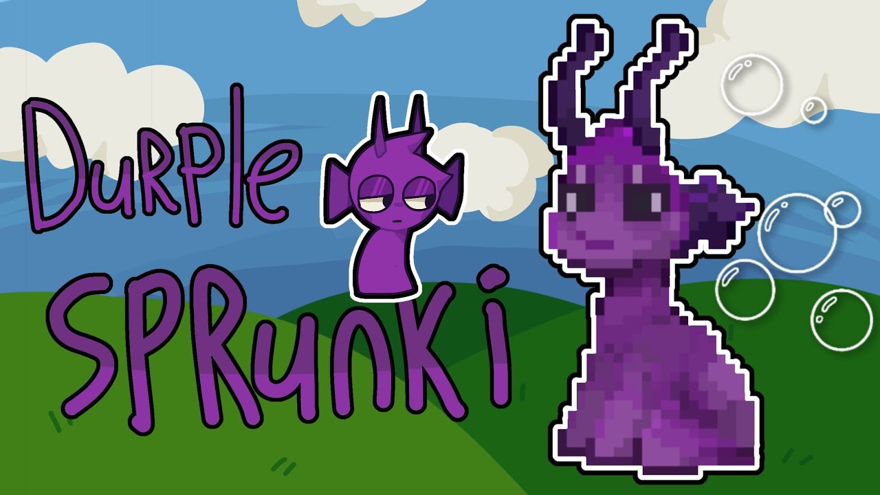 Sprunki Durple pony Town skin tutorial - YouTube