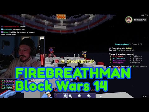 FIREBREATHMAN Block Wars 14 RED COMETS - YouTube