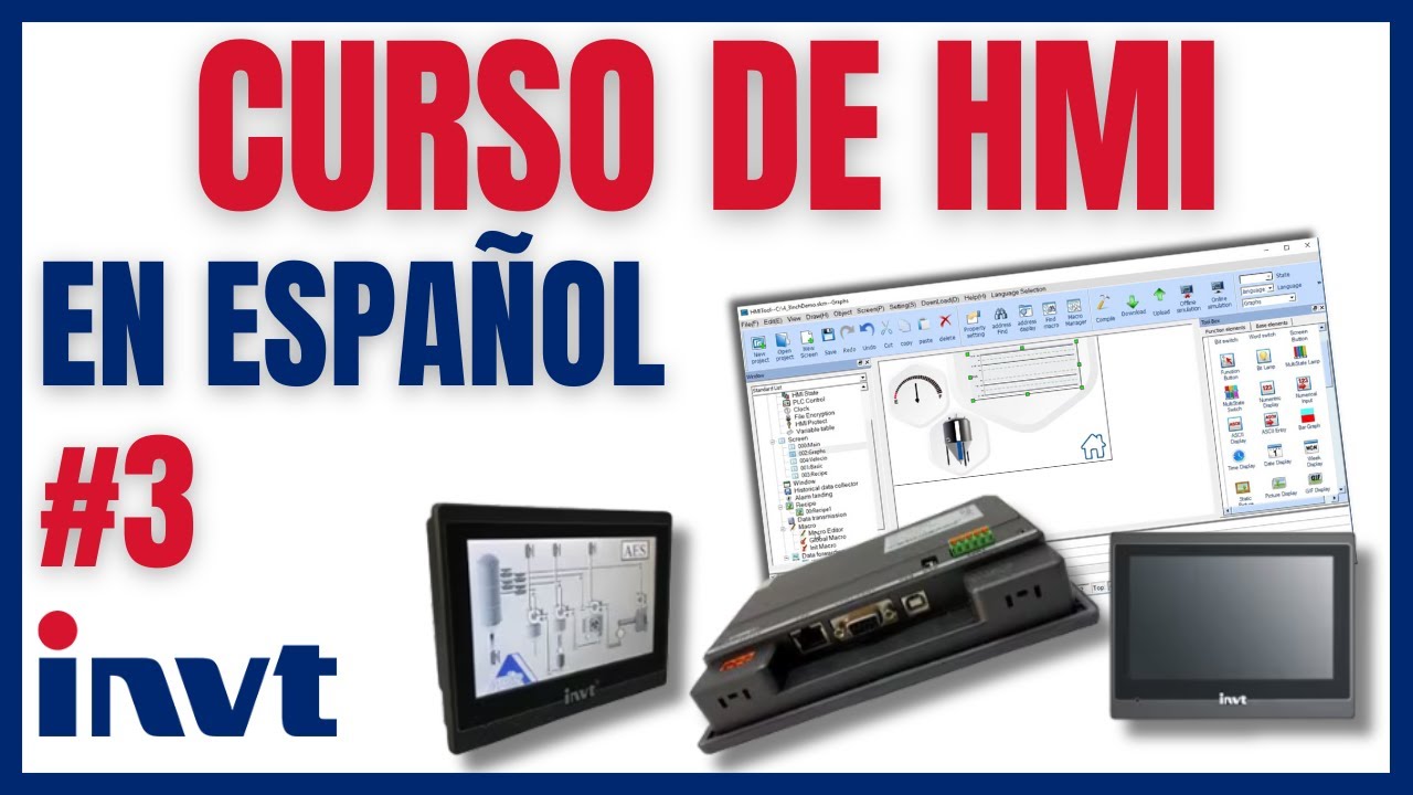 CREA tu primer proyecto en HMI INVT: Interfaz, herramientas y ...