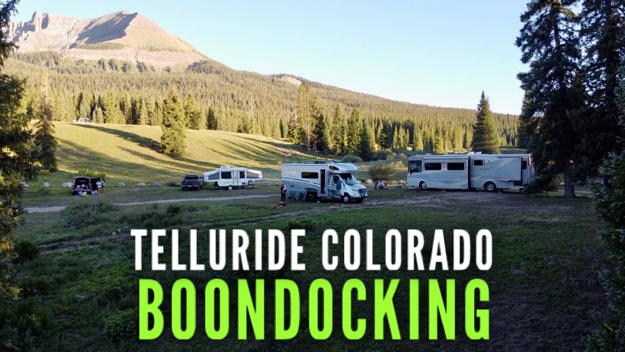 Beautiful Boondocking Spot Near Telluride Colorado - RV LIVING - YouTube
