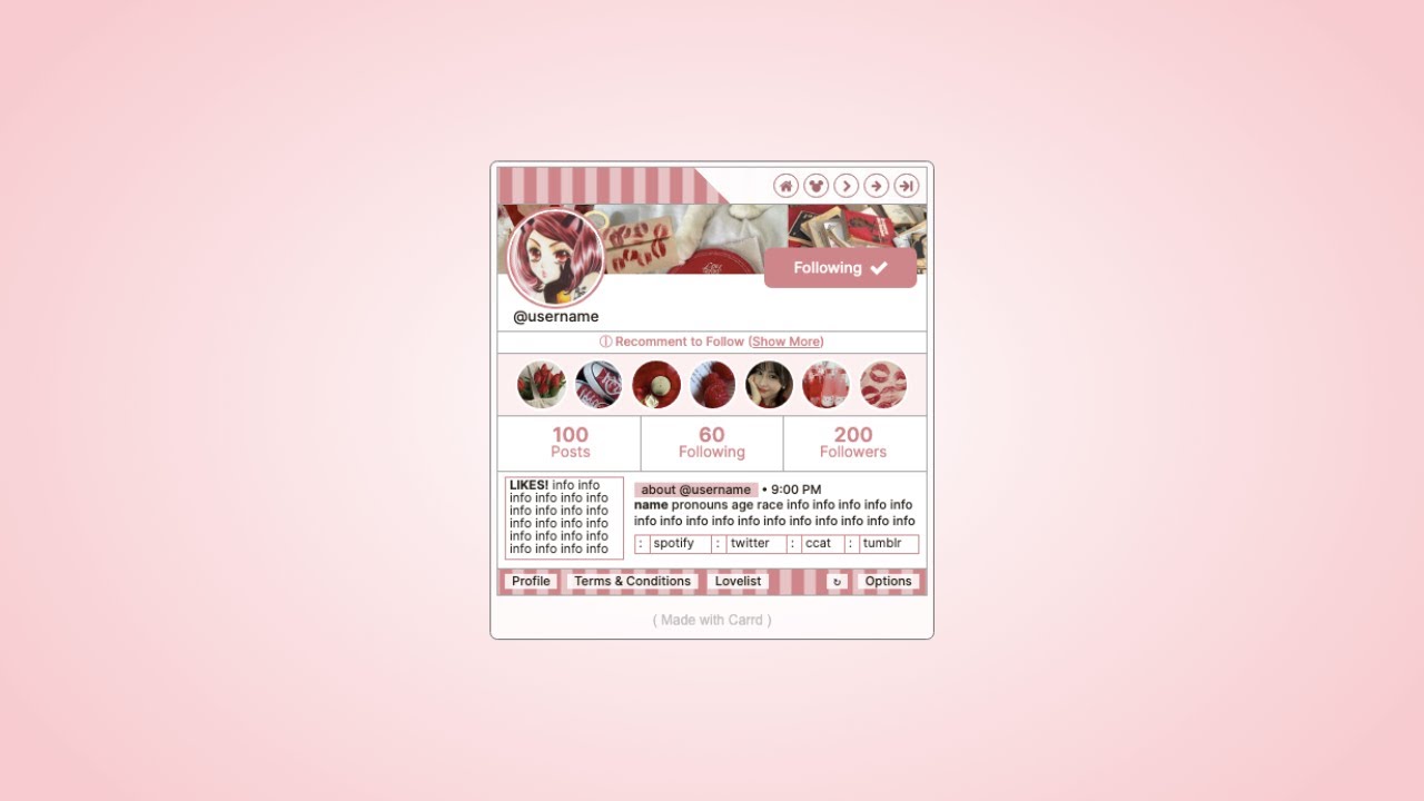 cute interactive carrd tutorial - cr i3shiras - YouTube