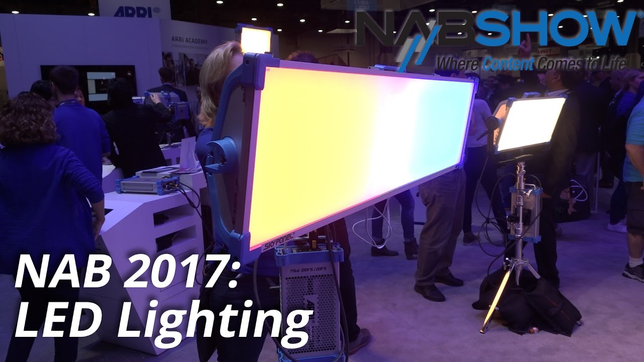 NAB 2017: LED Lighting - YouTube
