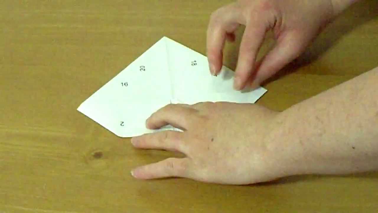 Folding Doubles Addition Cootie Catcher - YouTube
