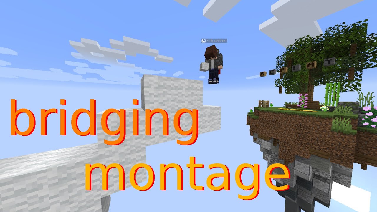 Bridging montage #minecraft #マインクラフト #speedtelly #bridge #bridging # ...