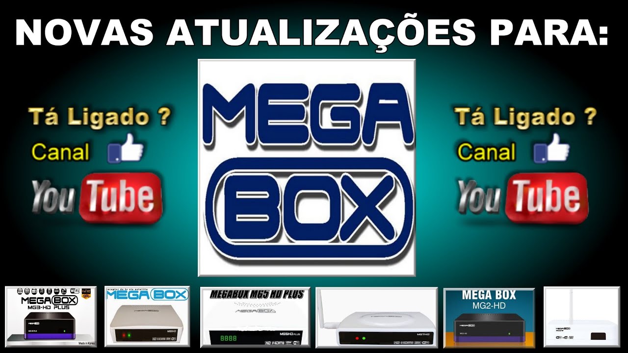 NOVAS ATUALIZAÇÕES PARA RECEPTORES MEGA BOX - YouTube