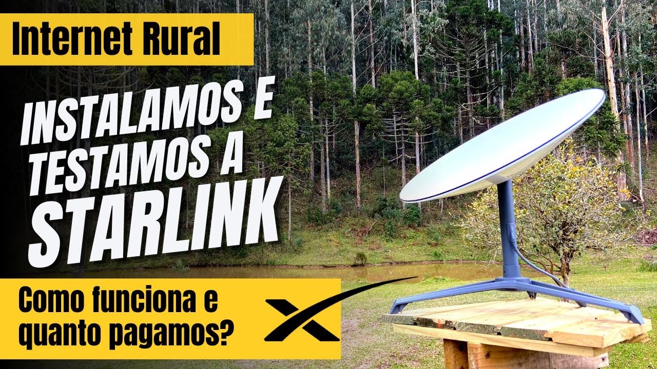 Internet rural: vale a pena investir na Starlink? - YouTube
