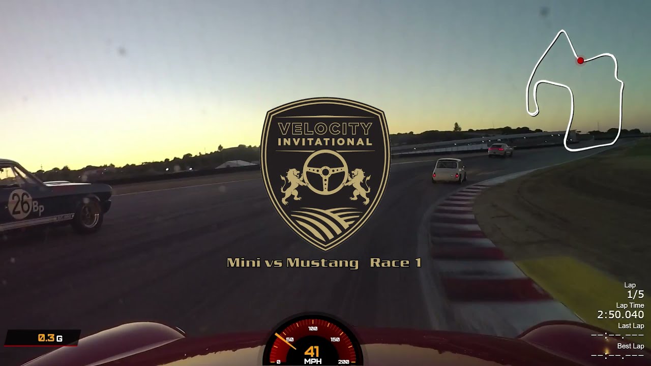 2021 Velocity Invitational Mini Vs Mustang Race 1, Lap 1 Highlights ...