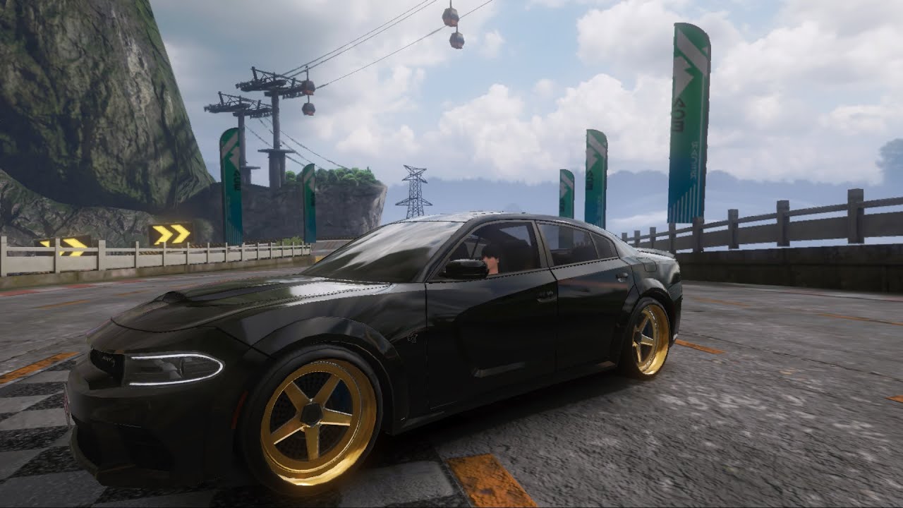 Dodge Charger SRT Hellcat lv8 on Heaven's Path Down The Mountain map ...