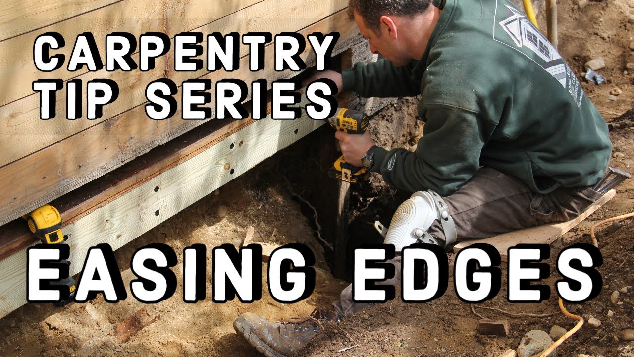 Easing Edges With A Radius Plane - Carpentry Tip - YouTube