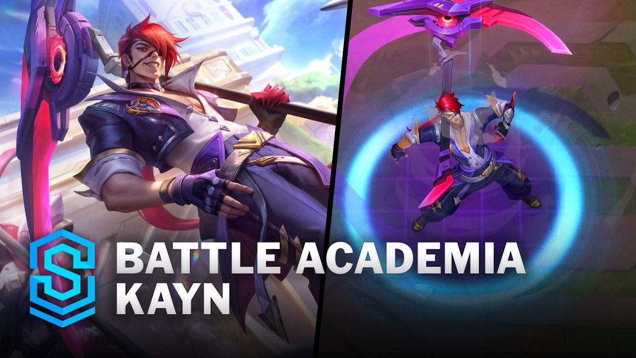Battle Academia Kayn Skin Spotlight - Pre-Release - PBE Preview ...