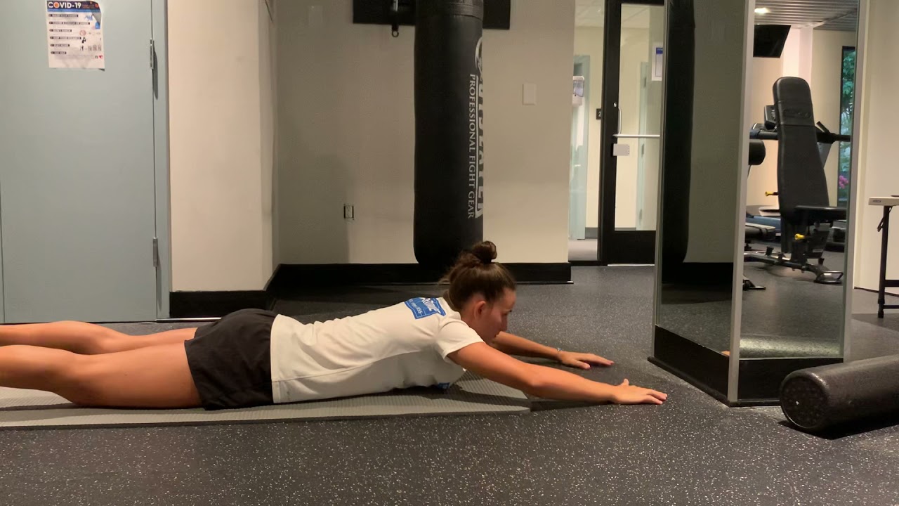 Prone Extensions/ Estensione Posteriore da posizione prona - YouTube