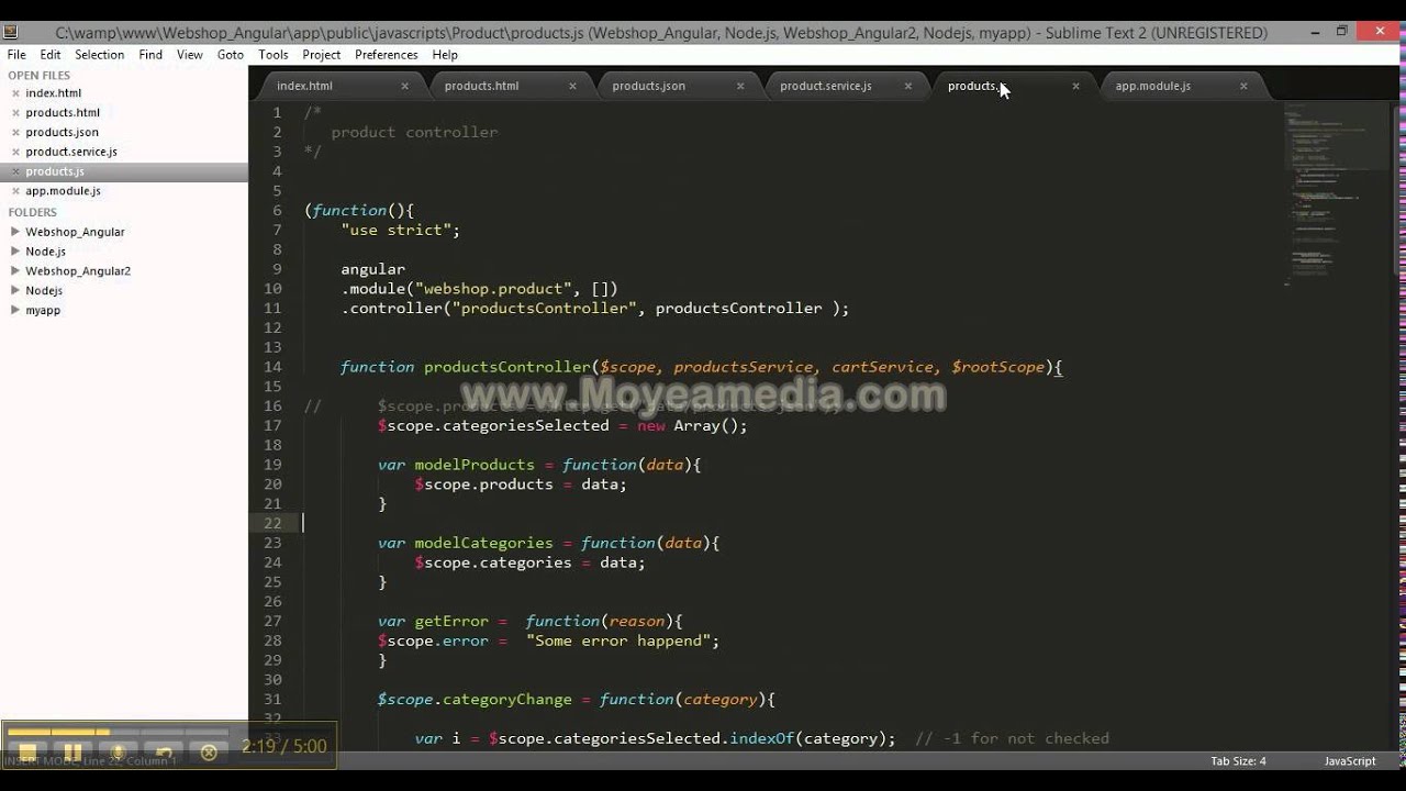 Angularjs part2 - YouTube