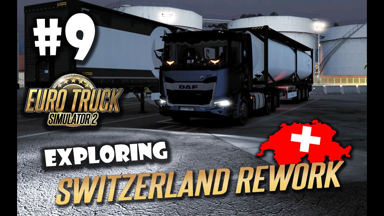 ETS2 v1.50 | Barcelona - Geneva | Exploring Switzerland Rework | E09 ...