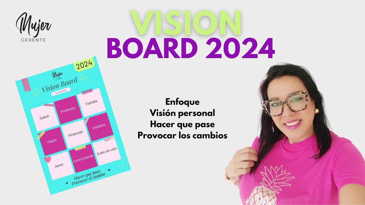 VISION BOARD 2024. COMIENZA UN NUEVO AÑO DE EXITOS. MARCA TUS ...