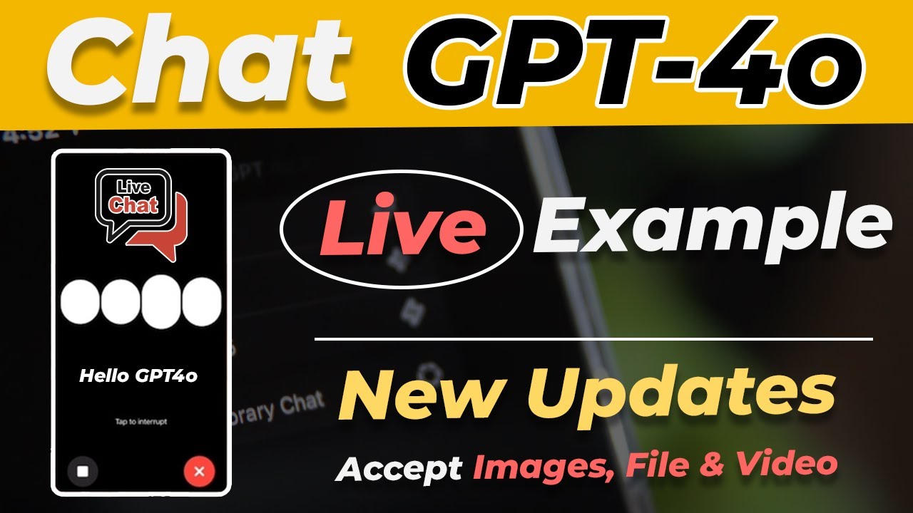 Chat GPT 4o Free Live Example | Open AI Chat Gpt 4 New Model | How to ...