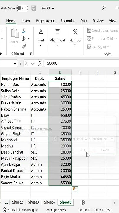 Conditional Formatting in Ms-Excel #shorts - YouTube