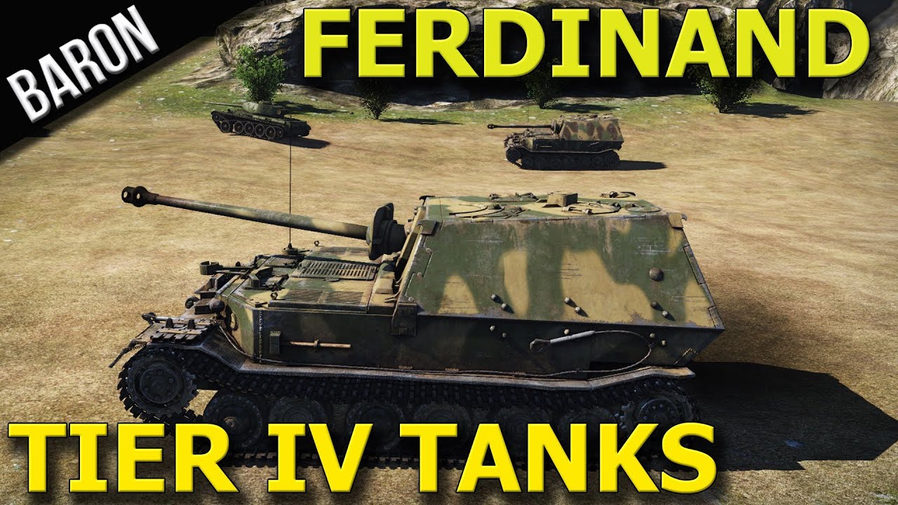 War Thunder Tank Gameplay - Ferdinand Panzerjager - Ground Forces ...