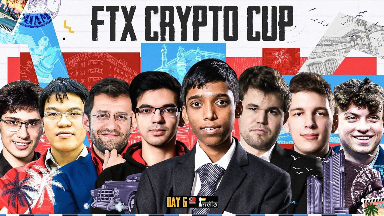 FTX Crypto Cup | Day 6 | Pragg vs Duda, Anish , Carlsen | Live ...