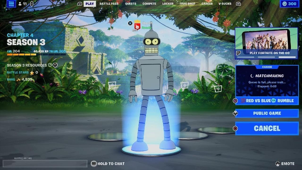 Fortnite Finally got Bender - YouTube