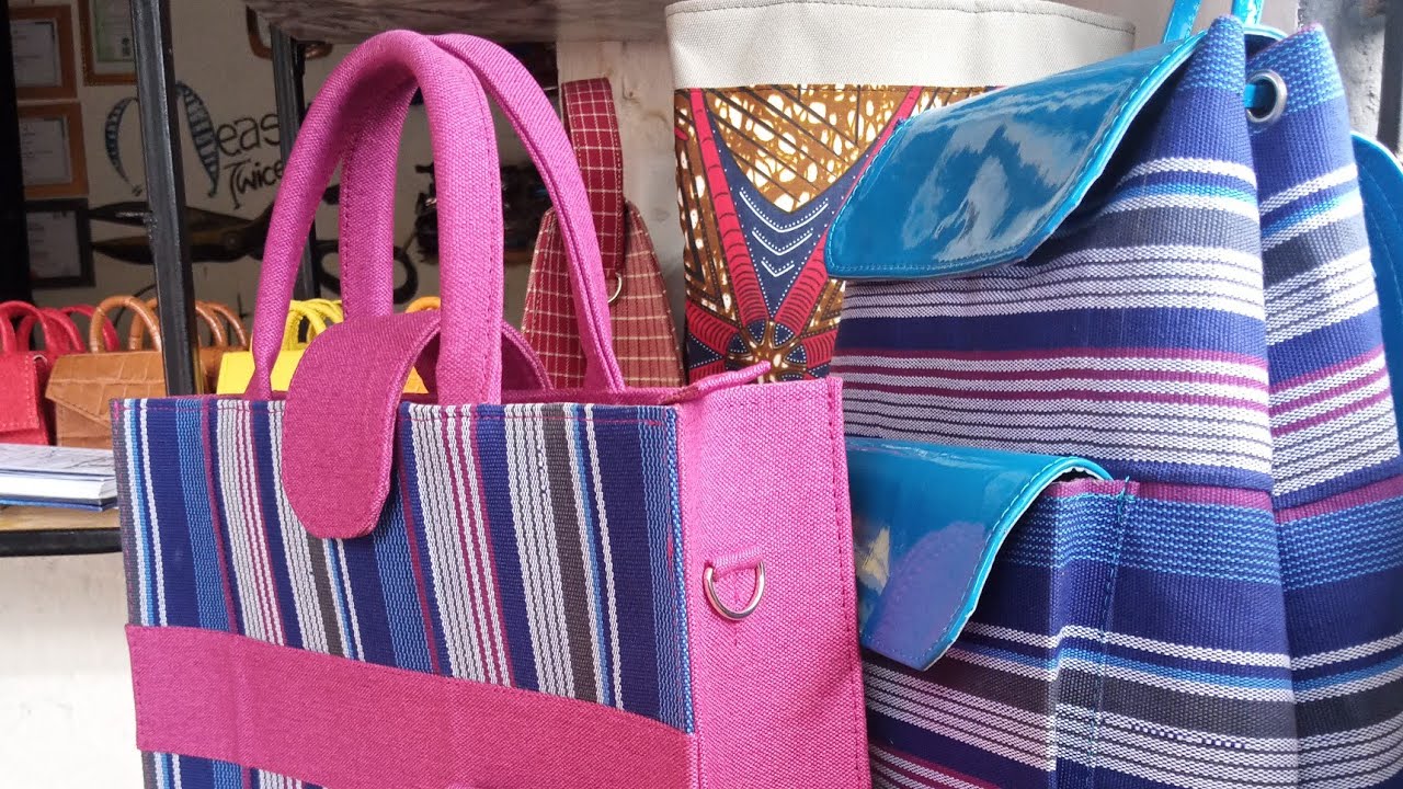 THE CATCH UP SECTION 005 how to design & make Aso-oke luxury tote bag ...
