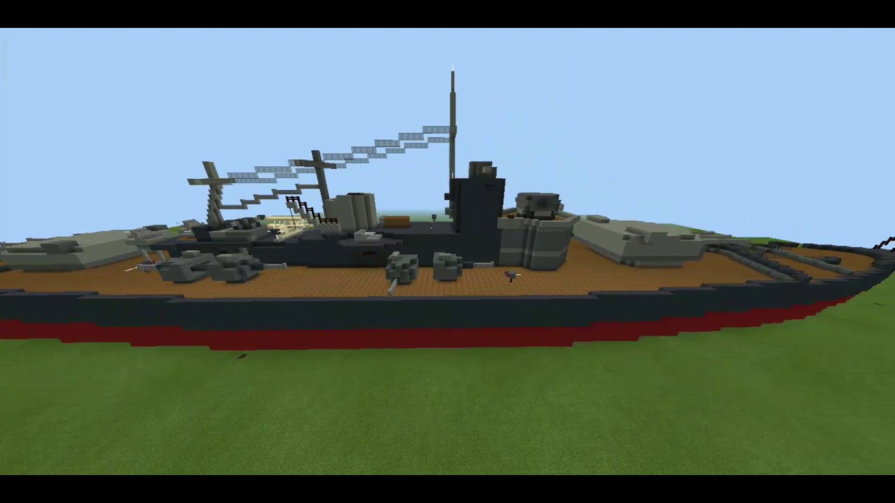 admiral graf spee minecraft - YouTube
