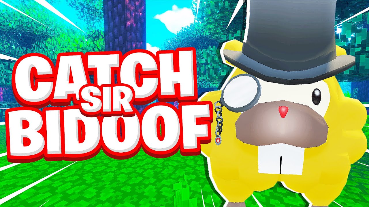How to Catch Sir Bidoof in Pixelmon! - Minecraft Pokemon Mod - YouTube