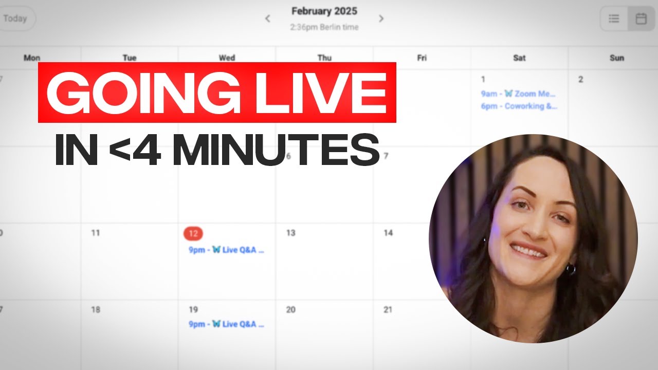 How to go live on Skool + FREE Templates [Skool Tutorial] - YouTube