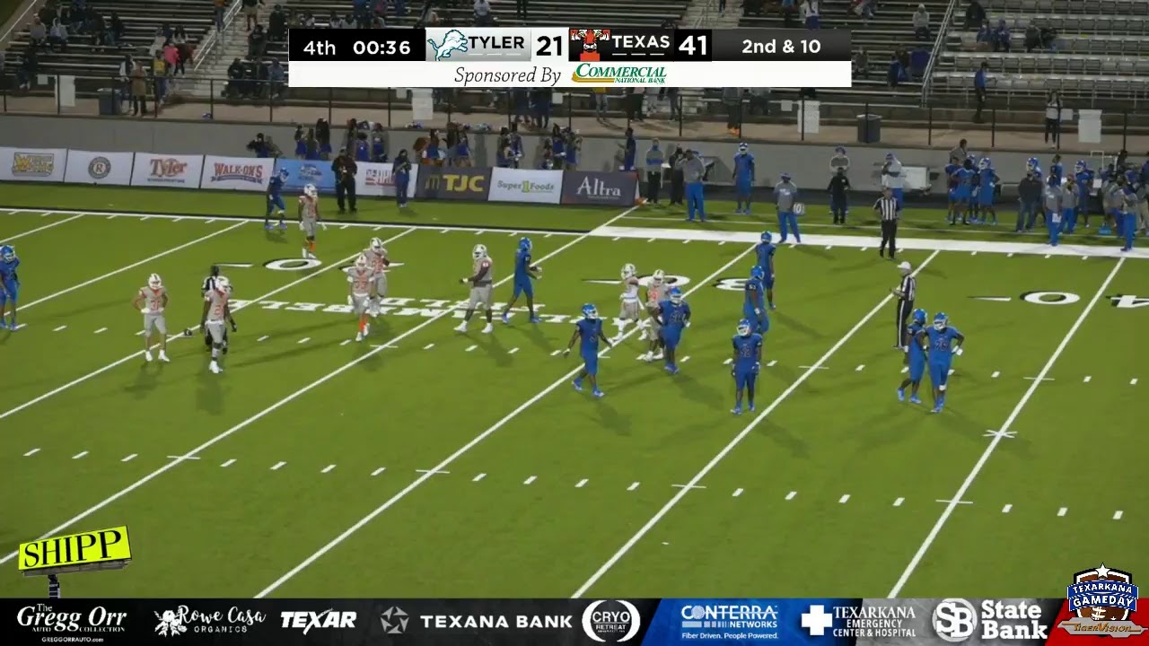 Texas High Tigers vs Tyler High Lions - YouTube